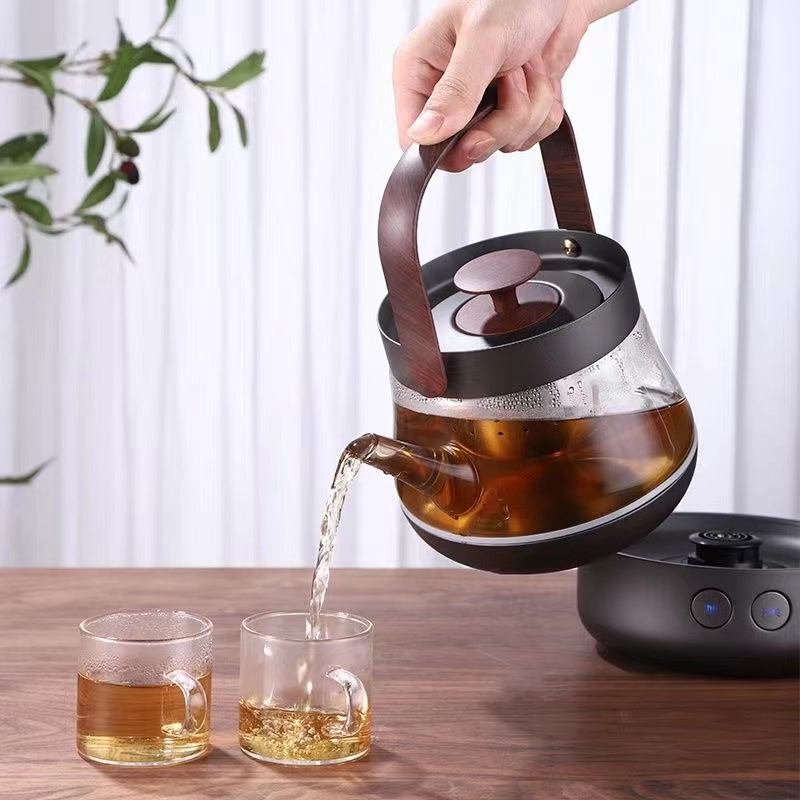 Boiling kettle glass tea maker, lifting beam tea set, electric tea sto ...