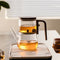 Household floating cup glass high-temperature magnetic suction filtrat